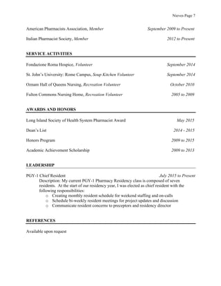 CurriculumVitae5.16 | Pharmaceutical Industry | Industries