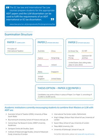 ADIT Academic Flyer 2014 | PDF