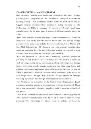 The Philippines' Pharmaceutical Market | PDF