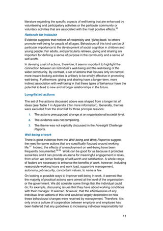 Five ways to Well Being | PDF