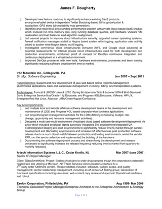 Jim Dougherty Resume | PDF