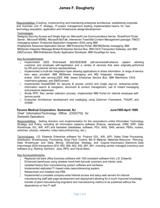 Jim Dougherty Resume | PDF