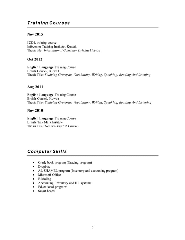 Mubarak Abdullah Murie CV doc. | DOCX | Professional School ...