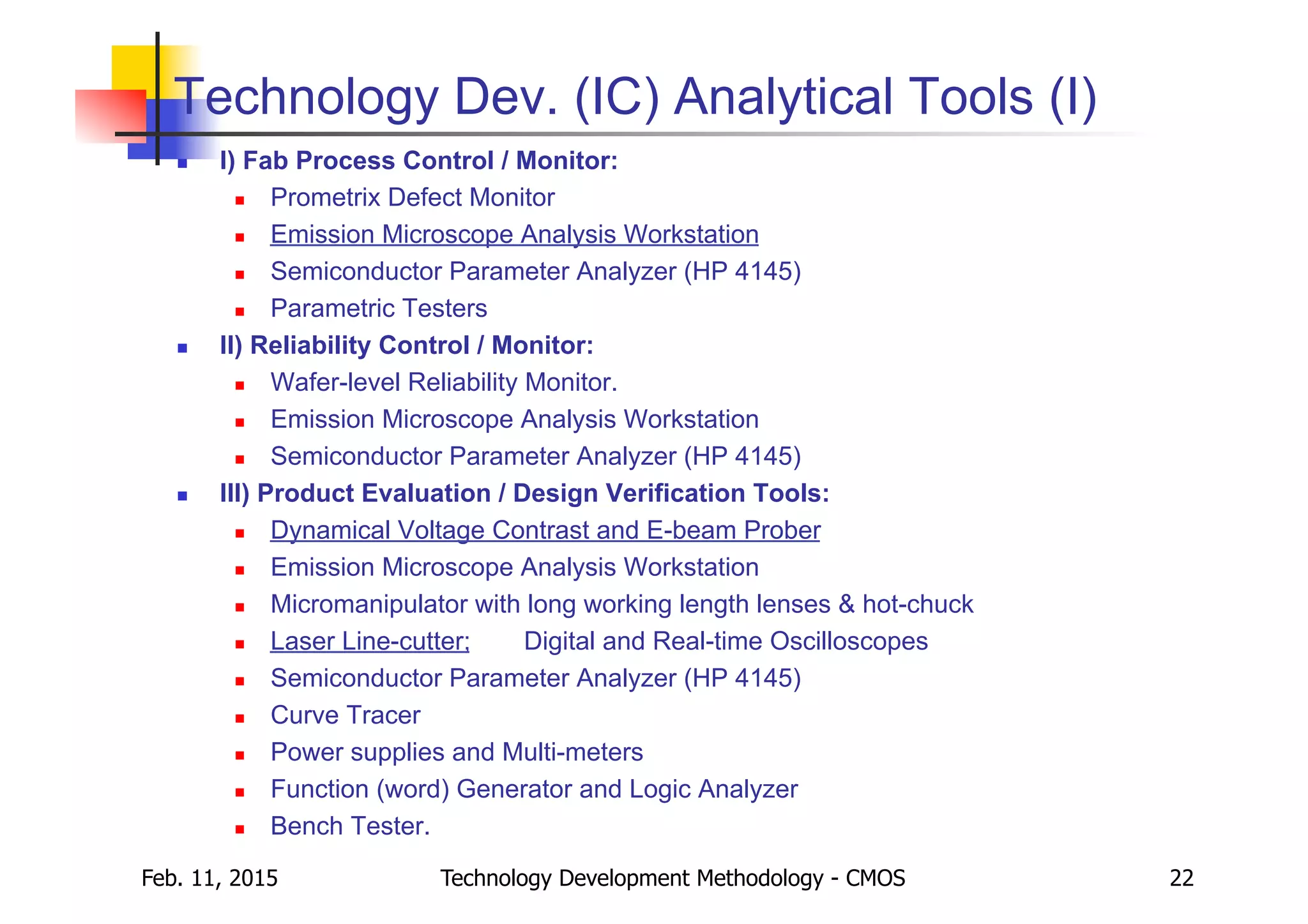 Technology Development Methodology – CMOS as a game-changer | PDF
