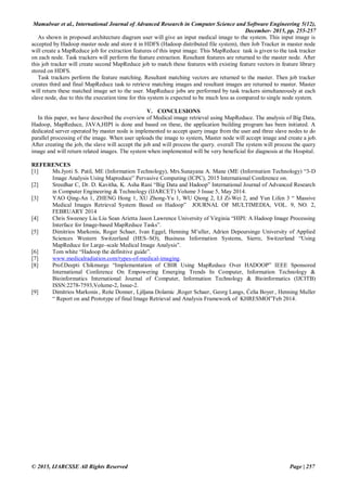 A Survey on Medical Image Retrieval Based on Hadoop | PDF