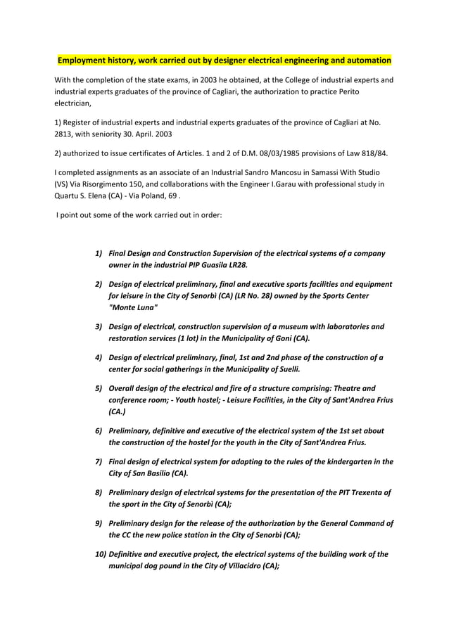 Employment history | ODT | Civil Engineering Industry | Industries