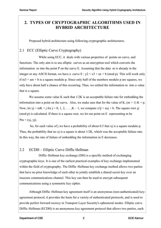 Presentation on Cryptography_Based on IEEE_Paper | PDF