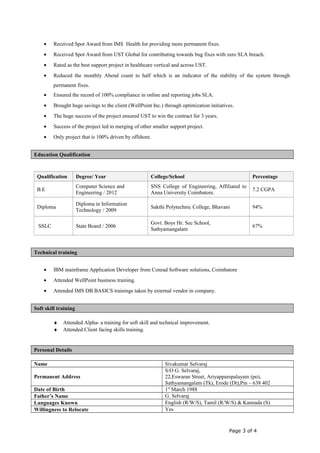 Sivakumar Updated Resume | PDF
