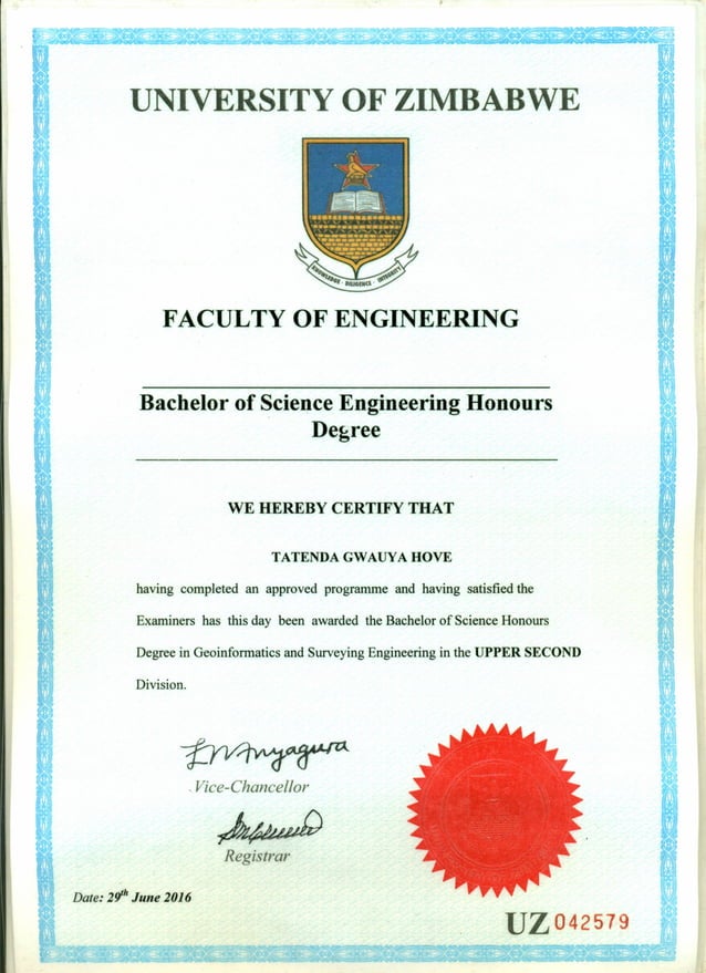 University Certificate | PDF