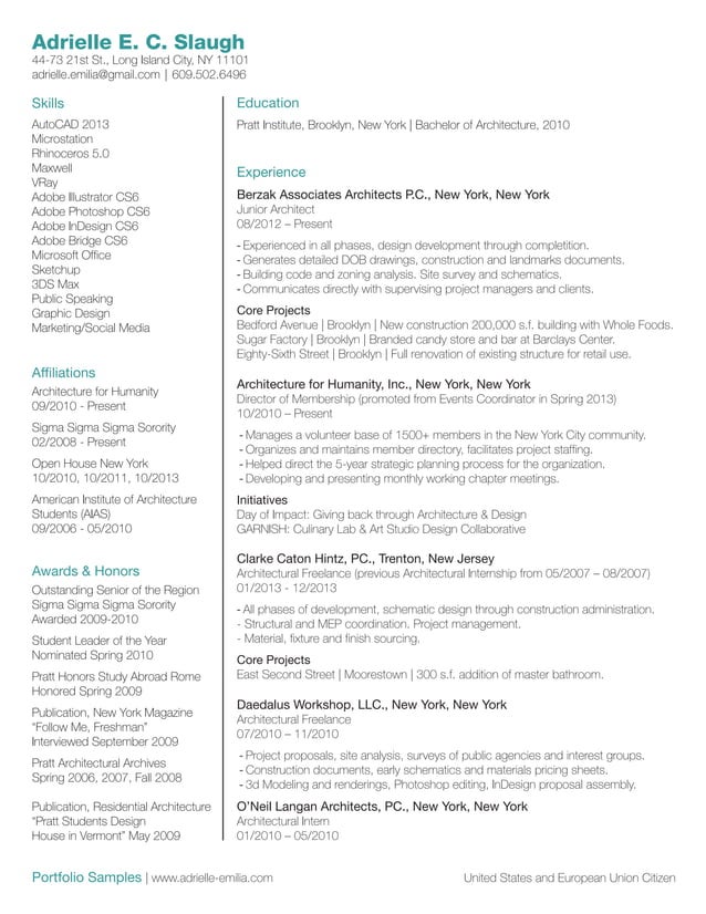 Adrielle Slaugh_resume2014 | PDF