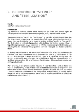 Sterilization: F0 - what it means - how to calculate it - how to use it ...