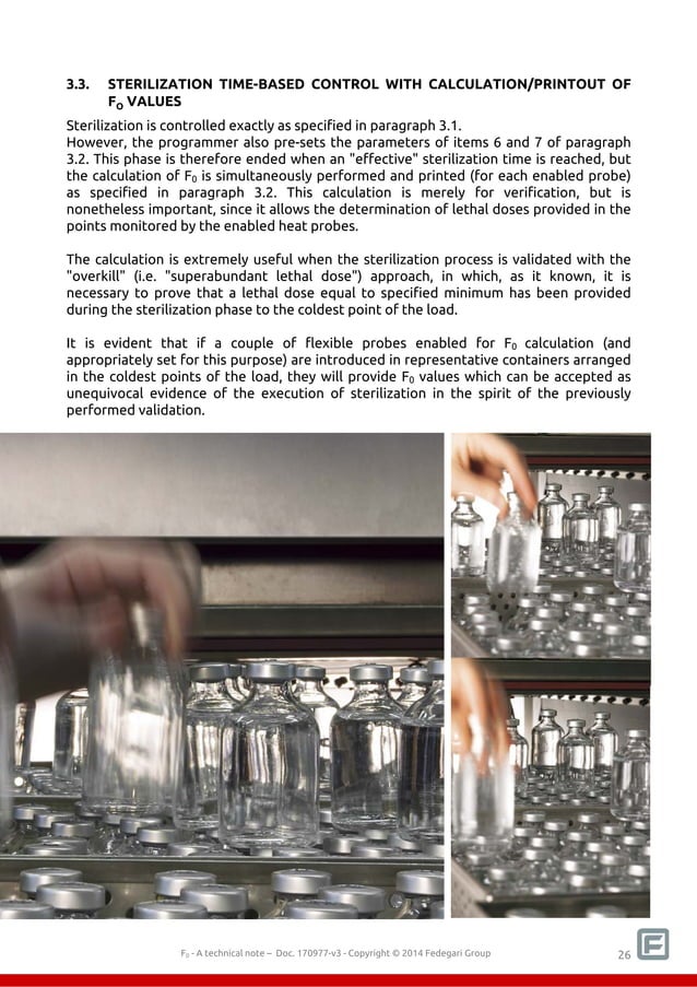 Sterilization: F0 - what it means - how to calculate it - how to use it ...