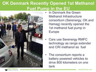 Methanol institute 2016 overview of rapidly emerging methanol markets ...