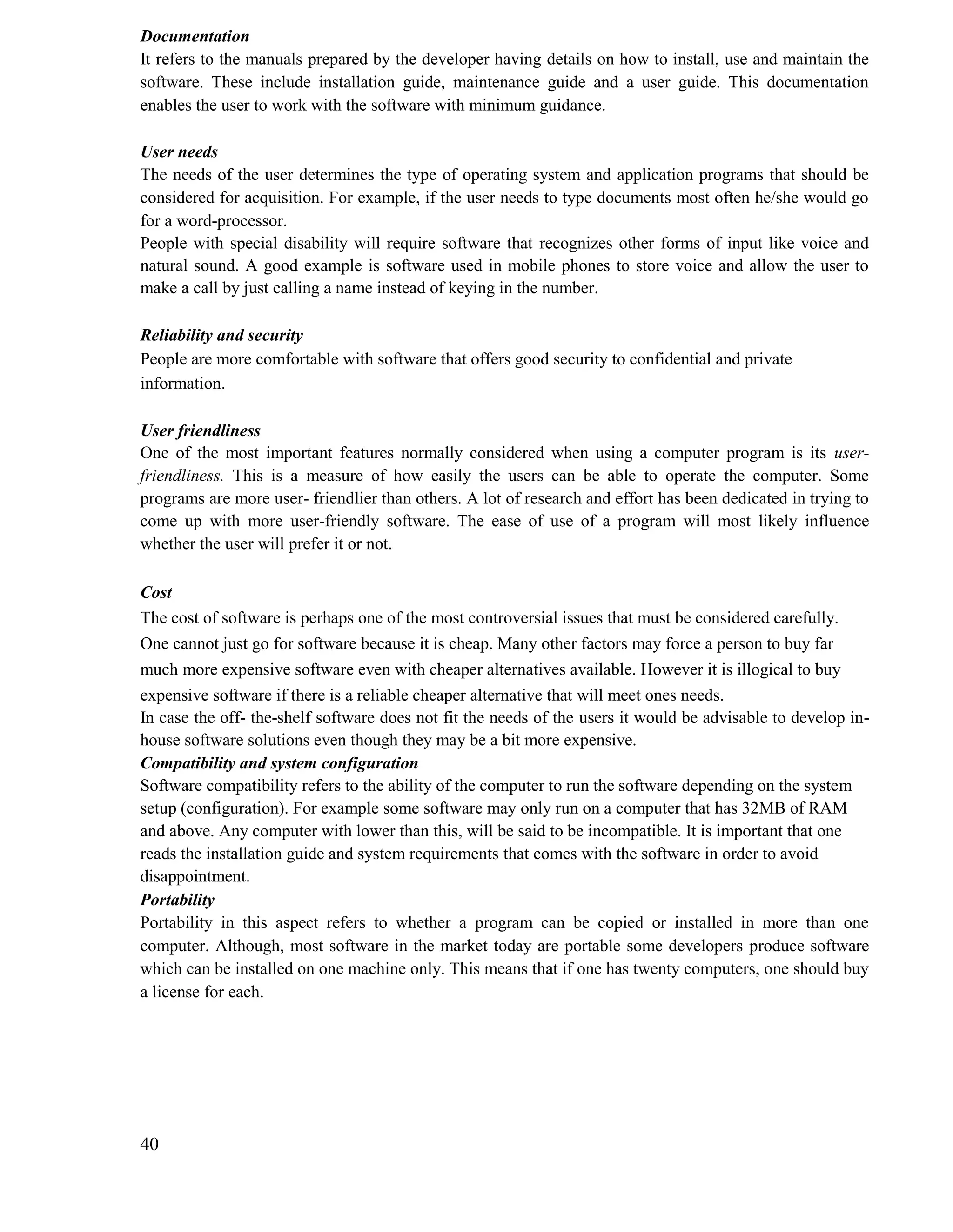 computer notes form one for kenyan high school | PDF