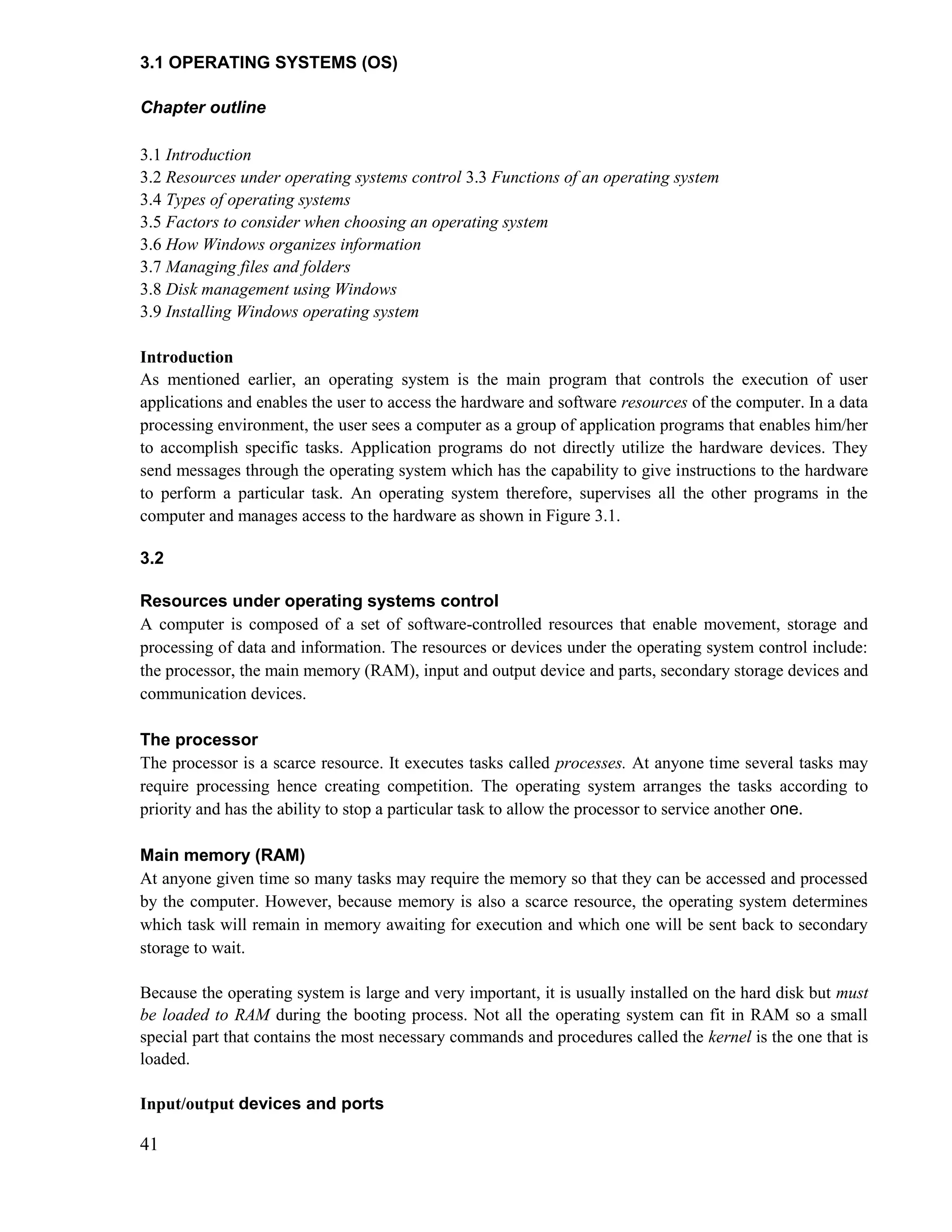 computer notes form one for kenyan high school | PDF