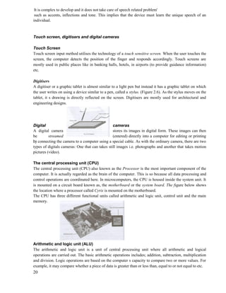 computer notes form one for kenyan high school | PDF