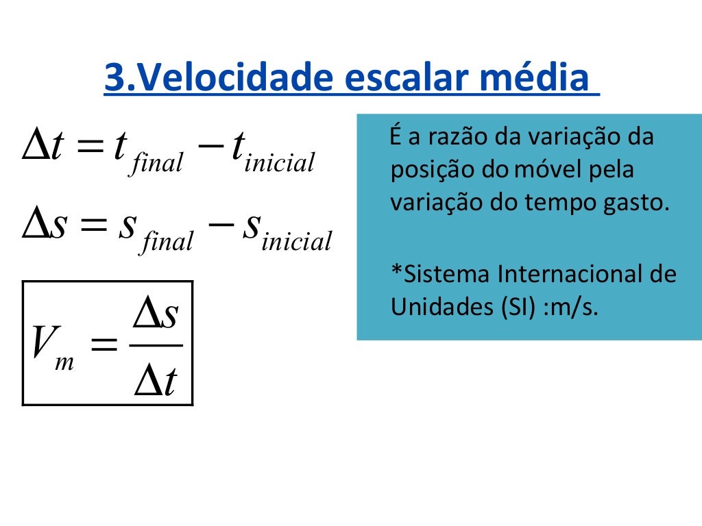 Velocidade Media