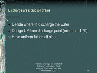 F1 Drainage fundamentals | PPTX