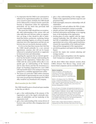 CSRO Profile and Mandate - Martin Humphries | PDF