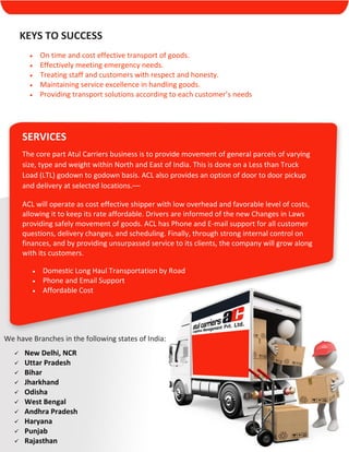 Atul Carriers - Company Profile | PDF