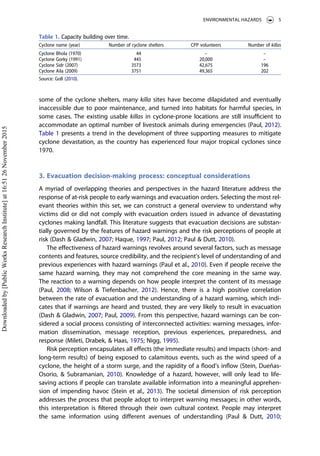 Factors affecting the evacuation decisions of coastal households during ...