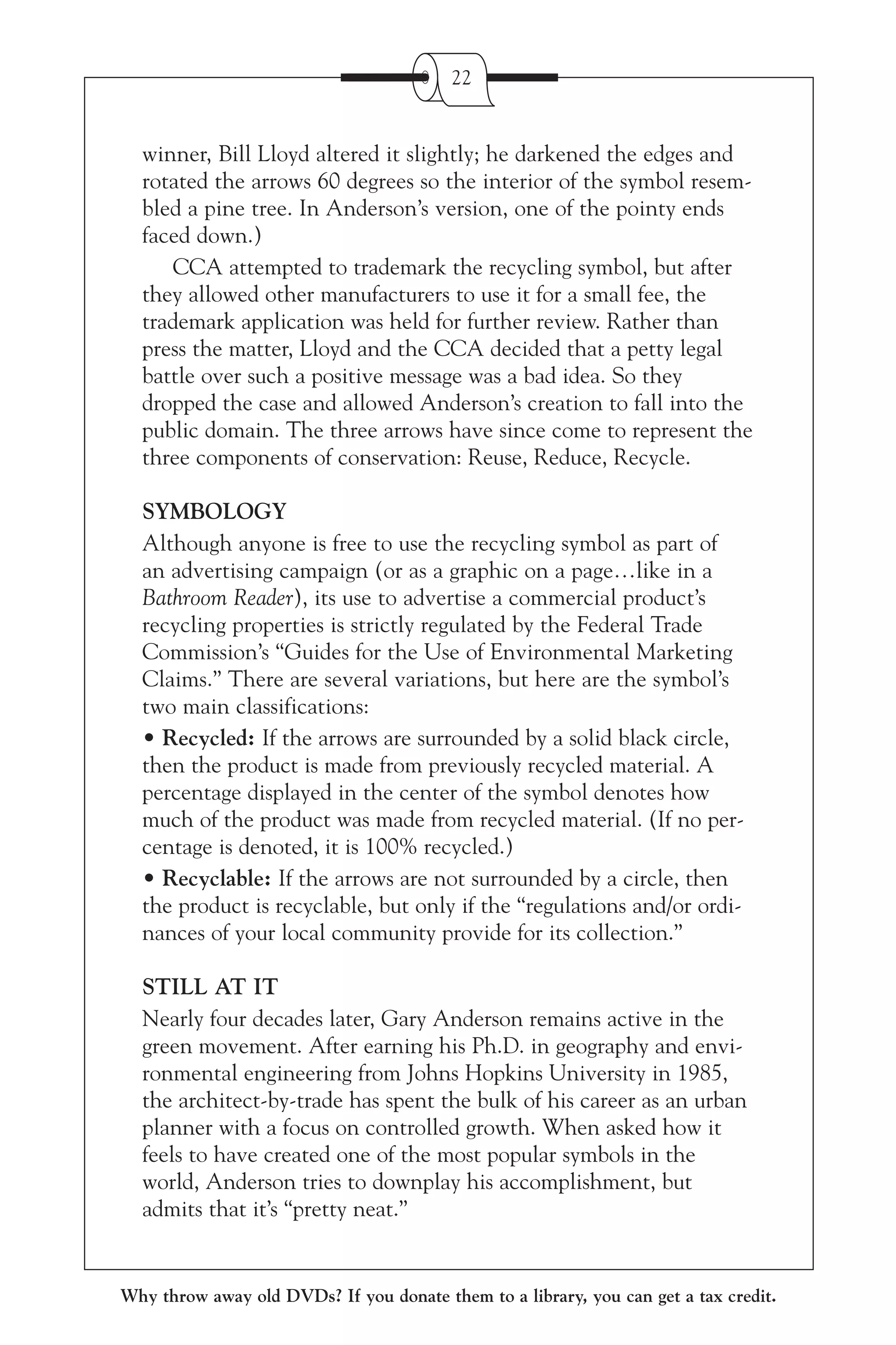 The Recycle Symbol | PDF