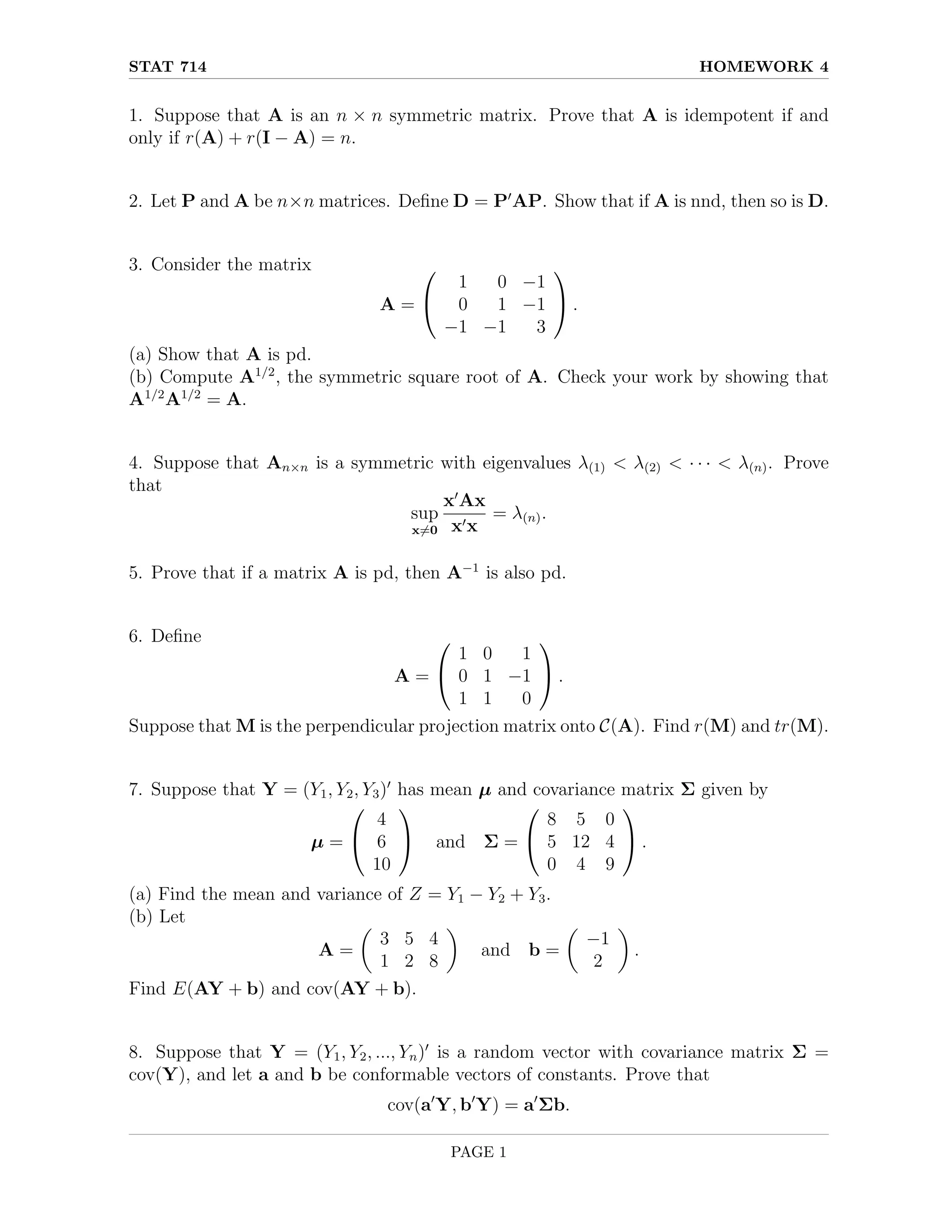 probability problem with brief solution 4 | PDF