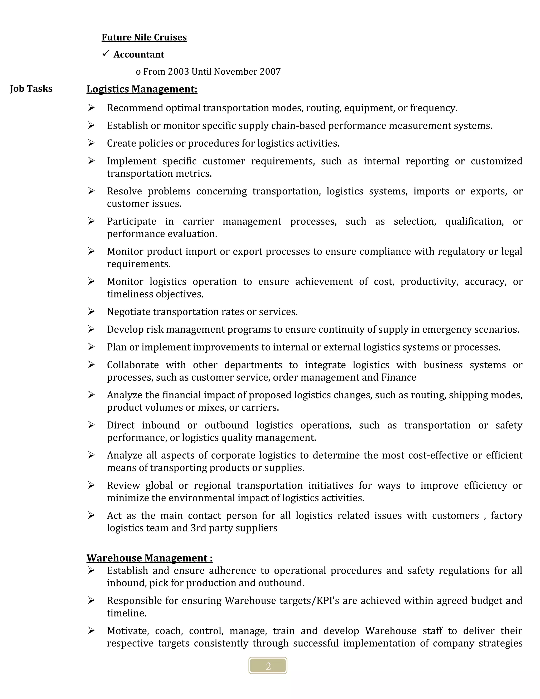 Ahmed CV - Rev. 03 | PDF