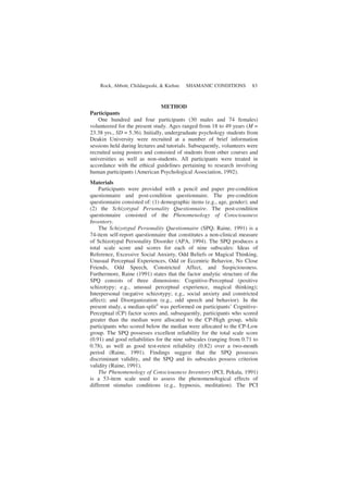 Research Paper | PDF | Holistic Health | Alternative Medicine