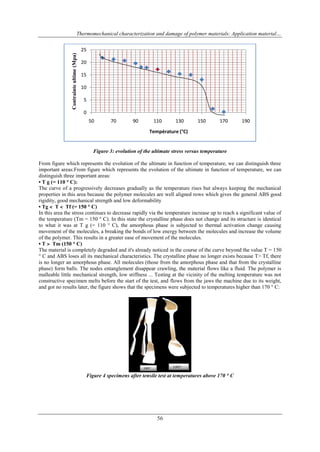 Thermo mechanical characterization and damage of polymer materials ...