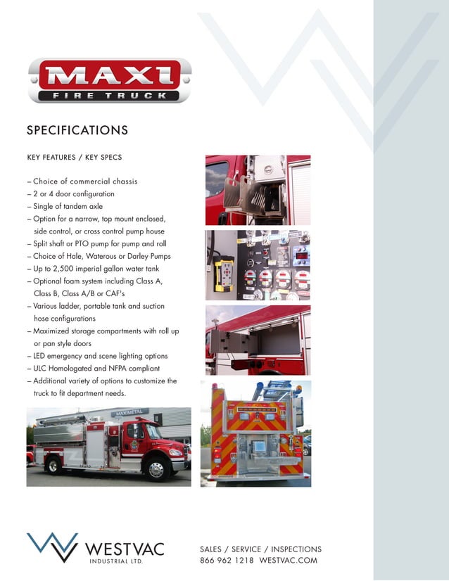 WV_Maxi_Fire_PUMPER_TANKER_2016 | PDF