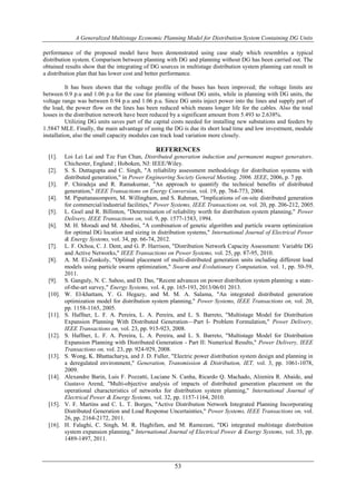 A Generalized Multistage Economic Planning Model for Distribution ...
