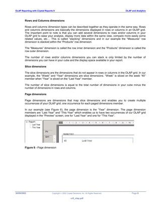 OLAP Reporting with Crystal Reports 9 | PDF