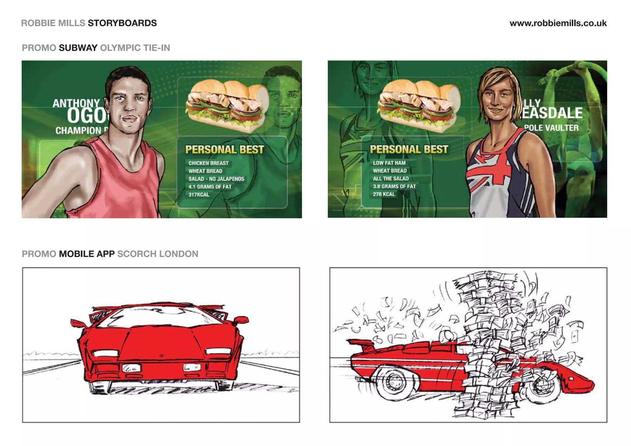 Robbie Mills - Storyboards | PDF