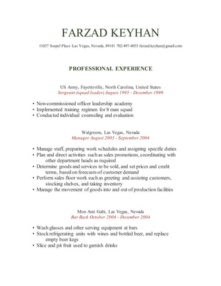 Farzad Resume | PDF