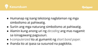 Kahulugan at Katangian ng Pagbasa U1 L1.pptx