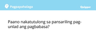 Pagbasa at Pagsusuri-KAHULUGAN AT KATANGIAN NG PAGBASA | PPTX