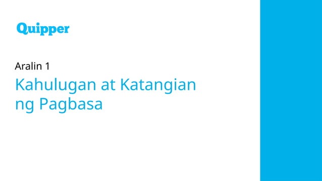 F11 Pagbasa Unit 1 lesson 1 for grade 11 .pptx
