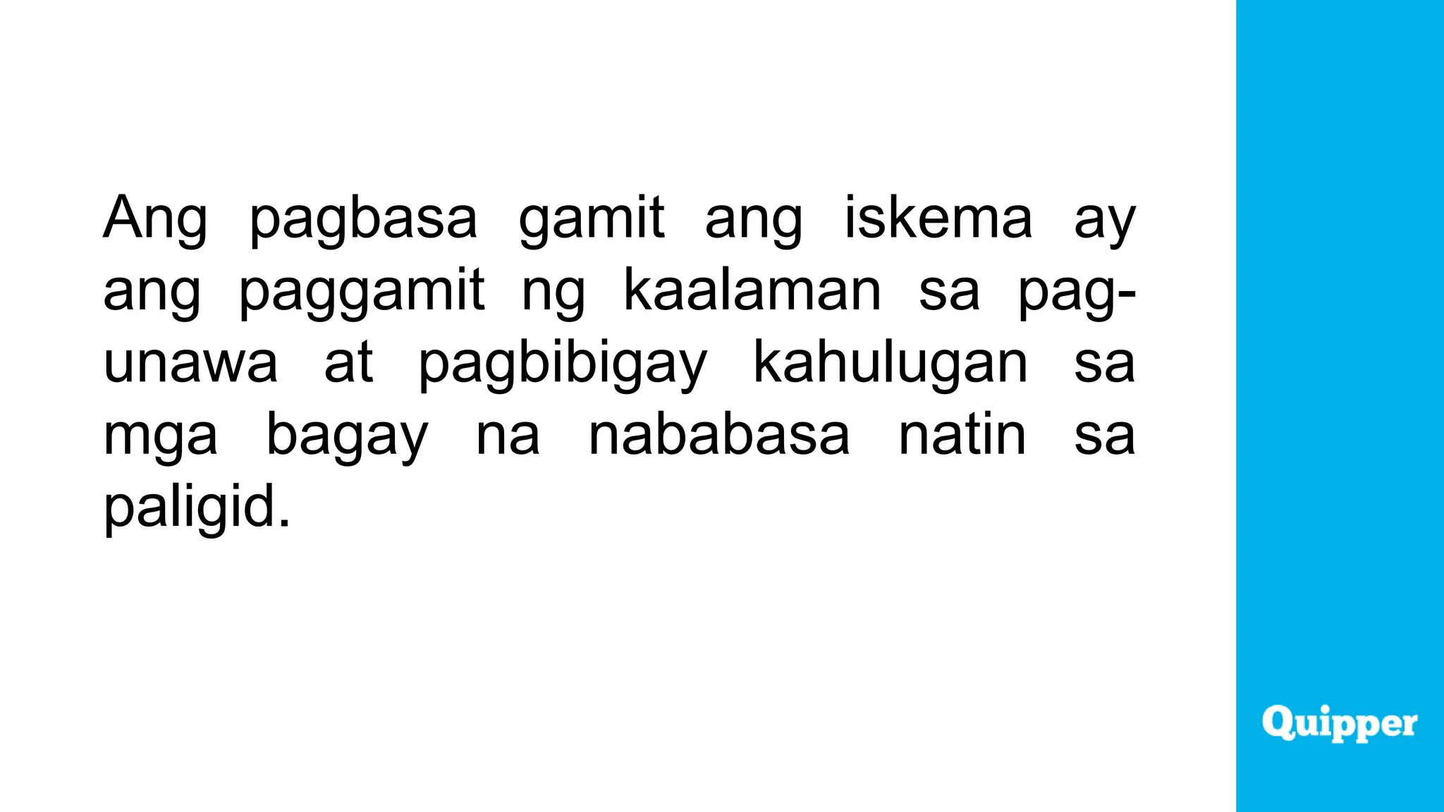PAGBASA AT PANANALIKSIK- Proseso ng Pagbasa | PPTX