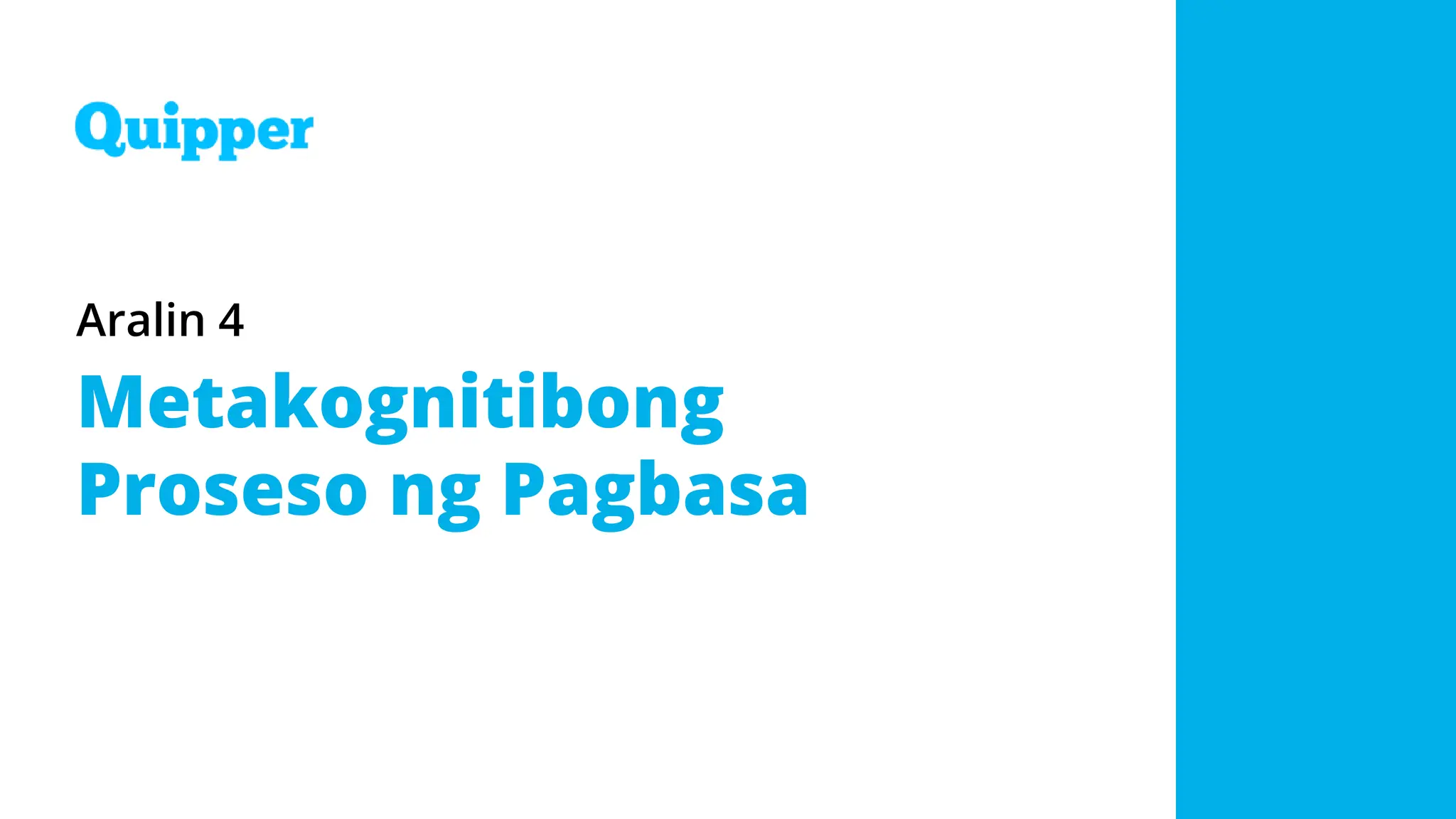 Metacognitibong Proseso ng PagbasaF11 Pagbasa U1 L4.pptx