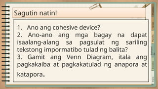 ARALIN 4Paggamit ng Cohesive Device.pptx