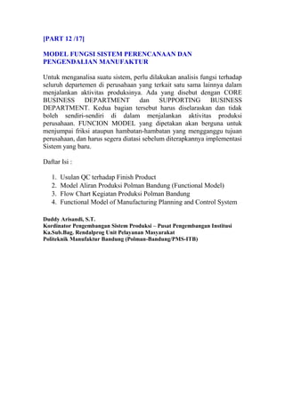 F[12/17]_Proyek Sistem PPC Terintegrasi_Model Fungsi Sistem Perencanaan ...