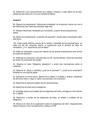 F1 2. guía para el docente f1 elementos de lógica | DOC