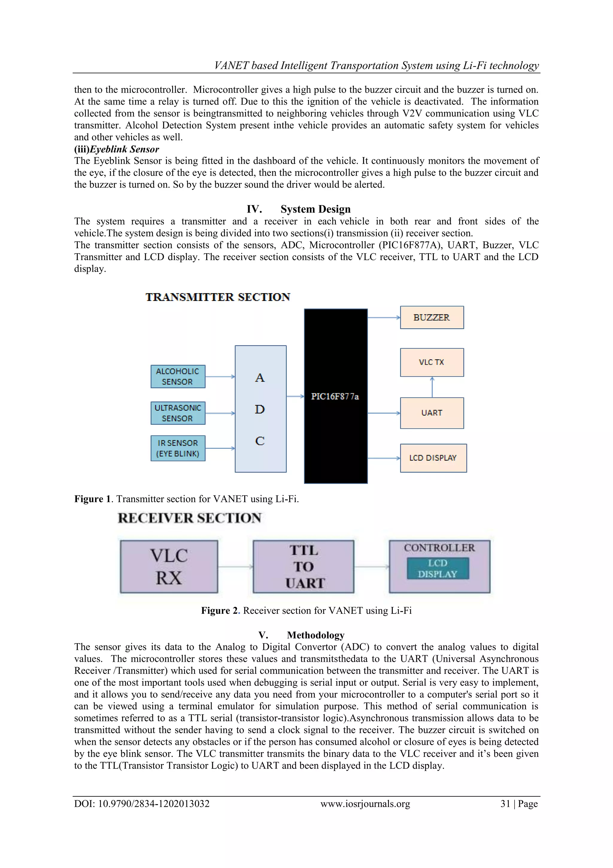 VANET based Intelligent TransportationSystem using Li-Fi technology | PDF