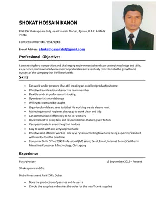 resume | DOCX | Email | Internet