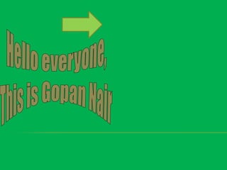 F 12 BSP0430_gopan.Visual CV.ppt. | PPT