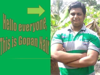F 12 BSP0430_gopan.Visual CV.ppt. | PPTX