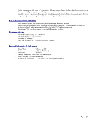 ASIF CV - HVAC O & M | DOCX