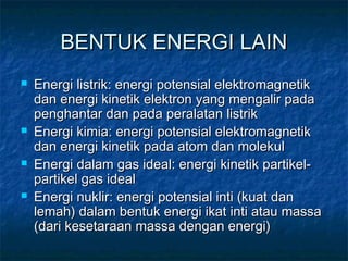 energi dan momentum | PPT