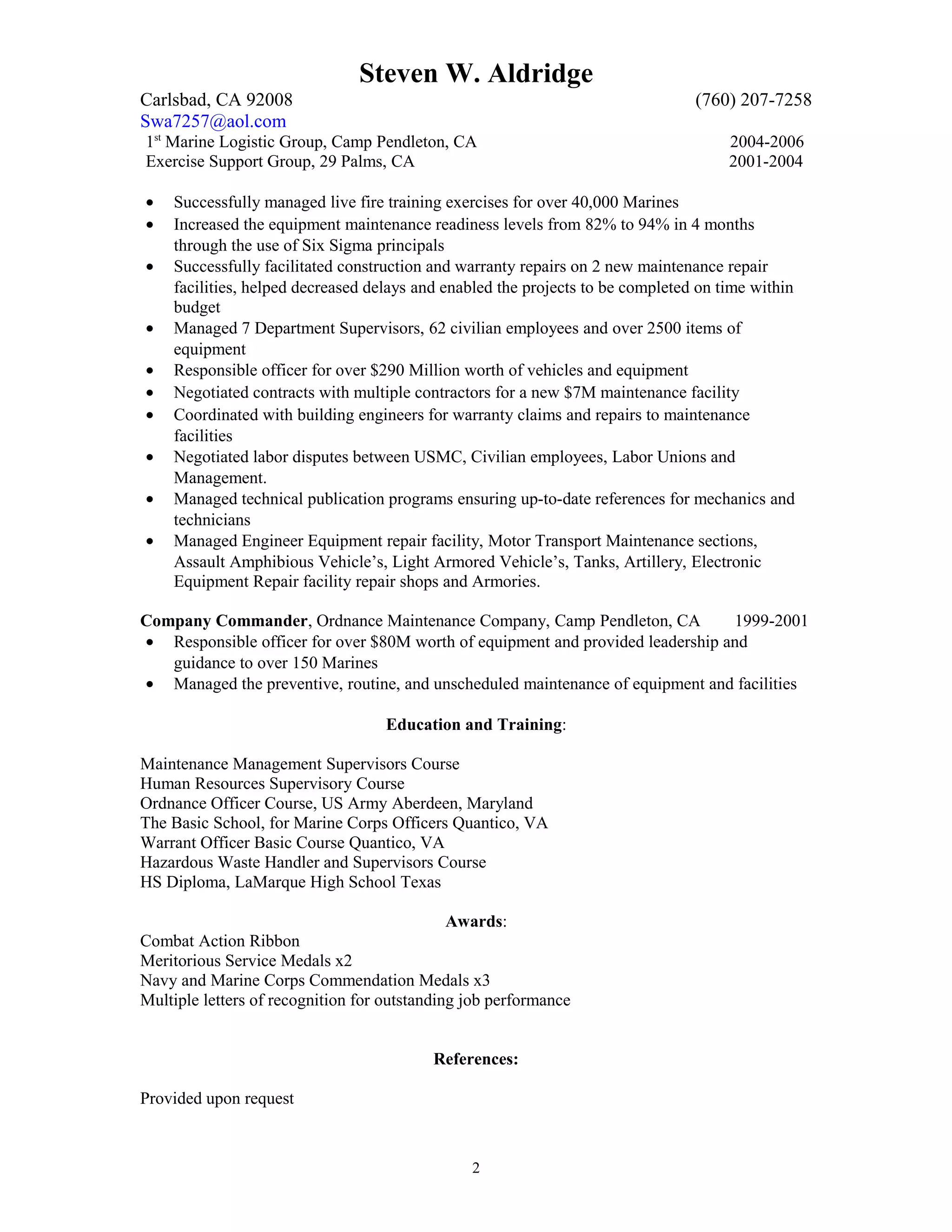 Steve Resume3 | DOC